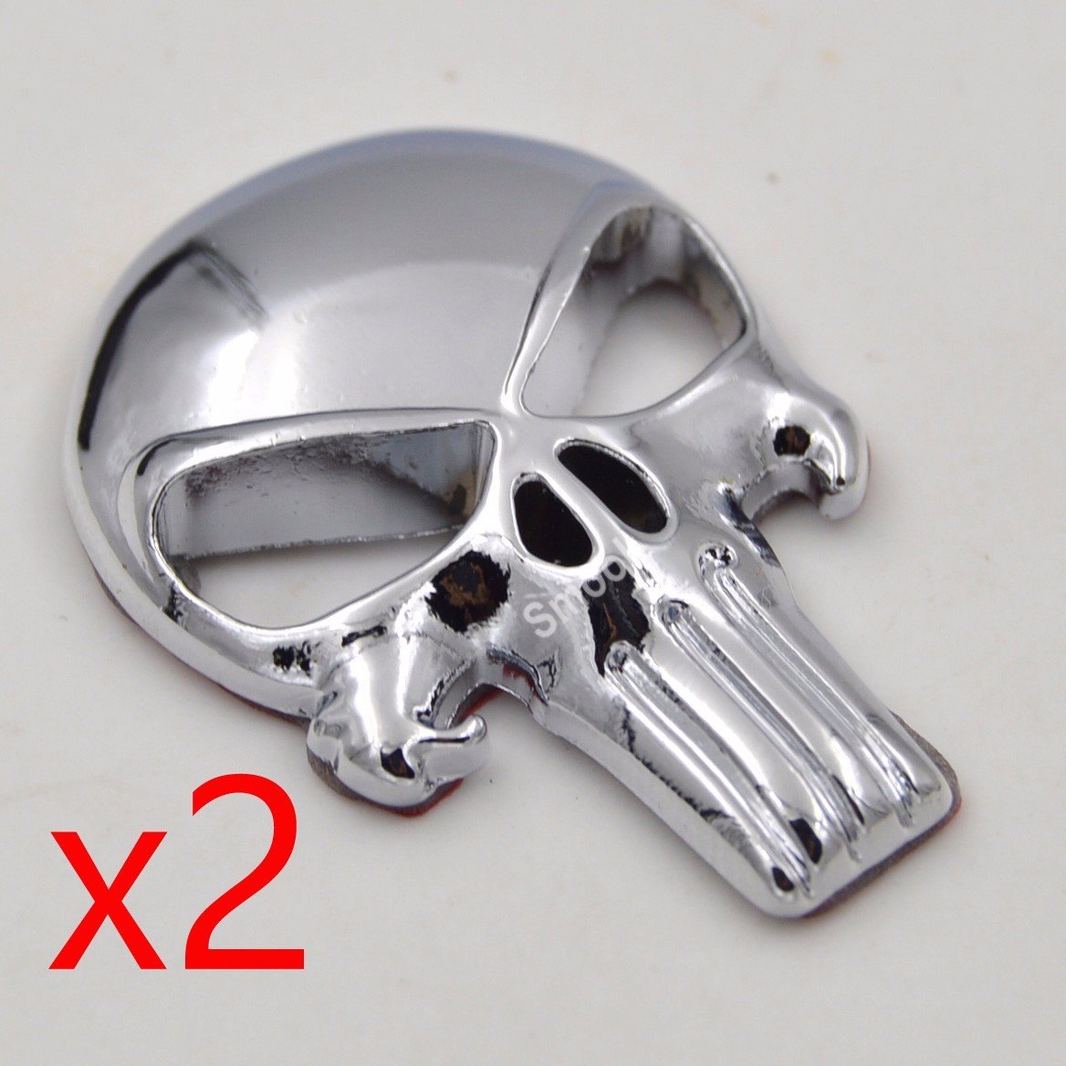 Buy 3D Skull Punisher Emblem Badge Sticker Decal for Magwell Pistols ...