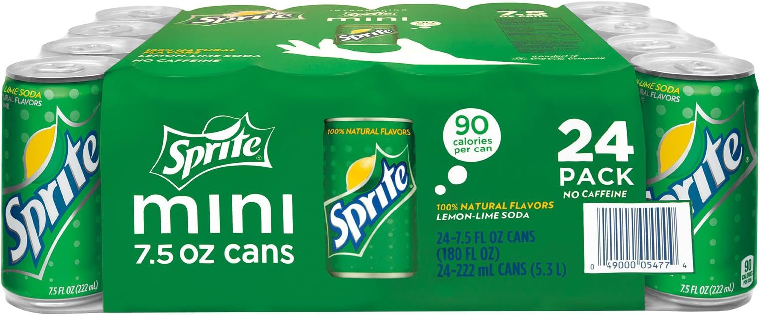 Amazon.com : Sprite Can, 7.5 fl oz (pack of 10) : Grocery & Gourmet Food