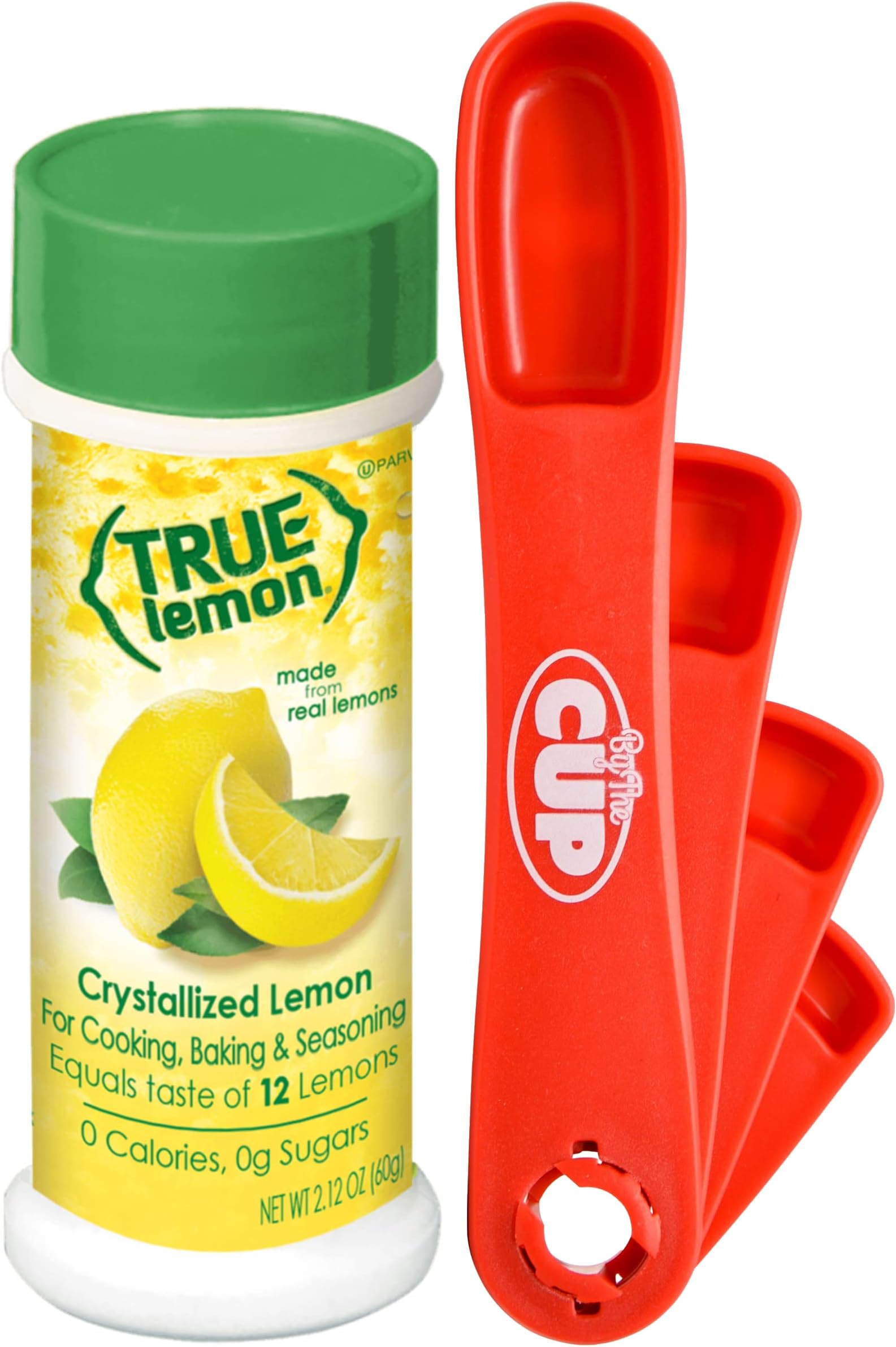 Amazon.com: True Citrus True Lemon, 2.12 oz Shaker with By The Cup ...