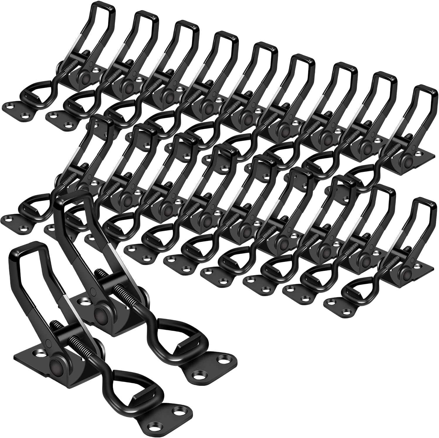 Hicarer 18 Pcs Adjustable Toggle Latch Clamp 550lbs Holding Capacity ...