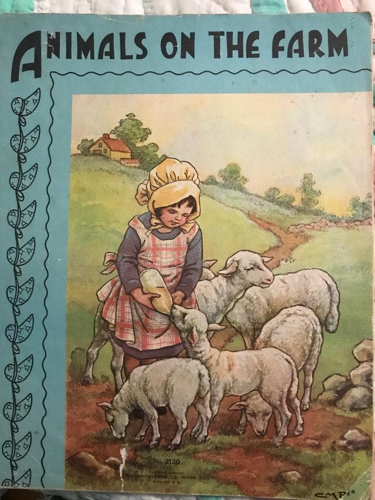 ANIMALS ON THE FARM No. 2130: C. M. Illustrator Burd: Amazon.com: Books