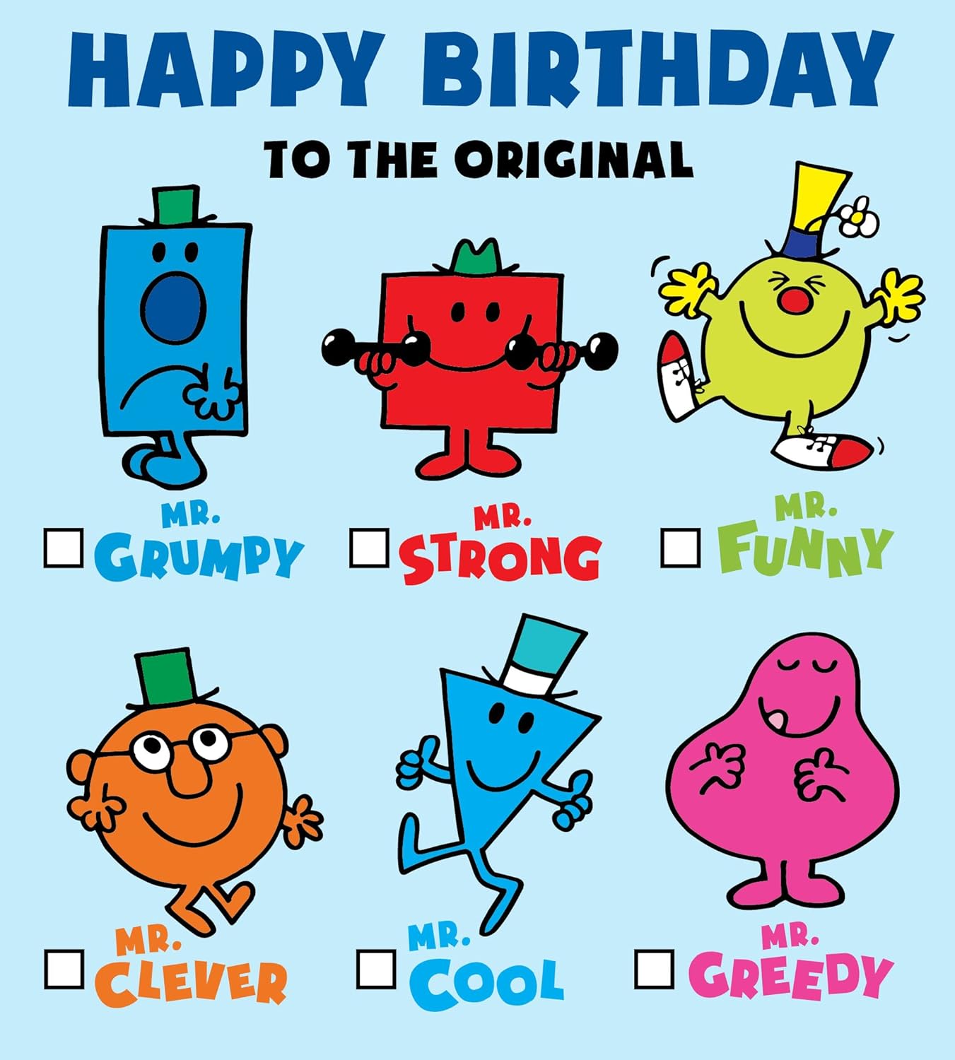 Danilo Promotions Limited Mr Men Happy Birthday Card, Multi, 7X 6 inch ...