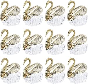 Amazon.com: 12pcs Swan Candy Boxes Favor Boxes Swan Baby Shower ...