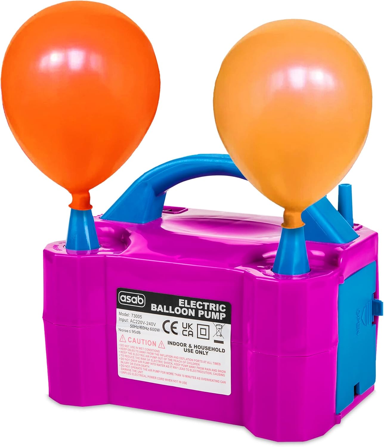 ASAB Electric Balloon Pump Portable Air Blower Balloon Machine for ...