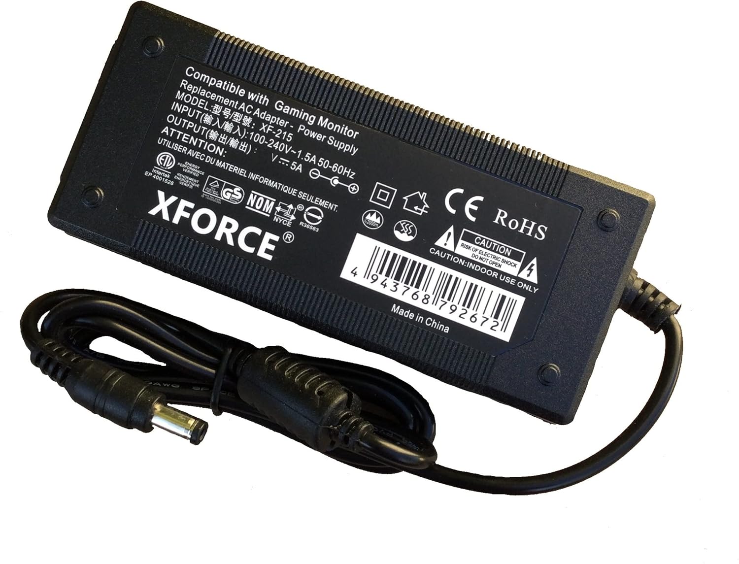 AC Adapter - Power Supply for MSI Optix MAG27C Curved LED Monitor 27 ...