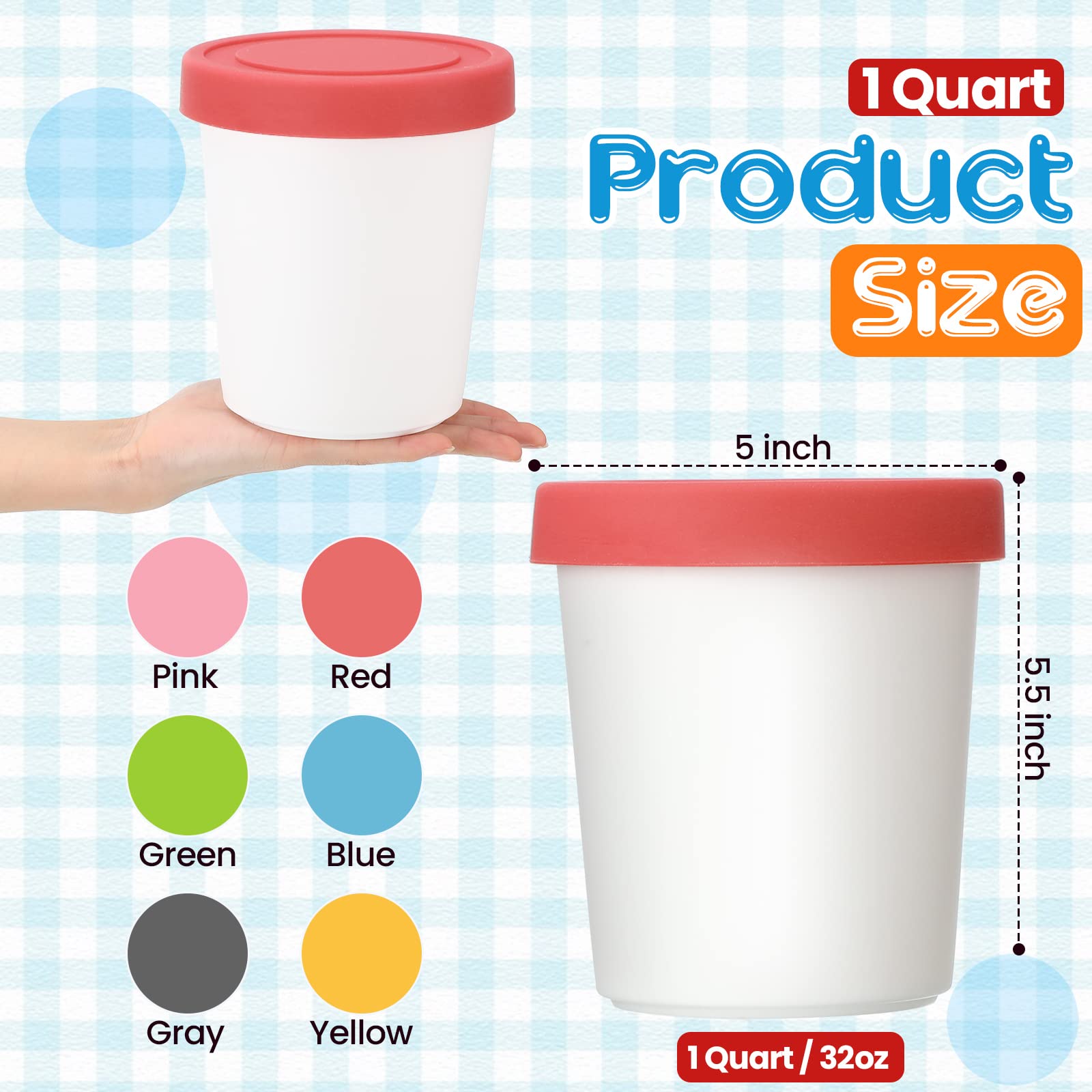 Quart Freezer Containers