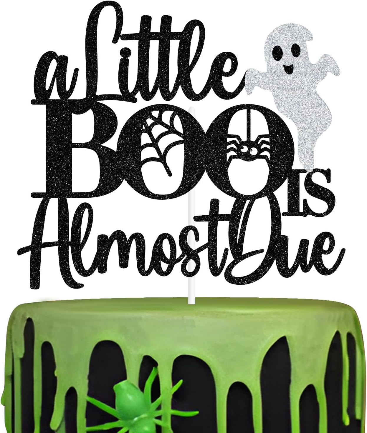 Amazon.com: A Little Boo is Almost Due Cake Topper, Happy 1st Boo Day ...