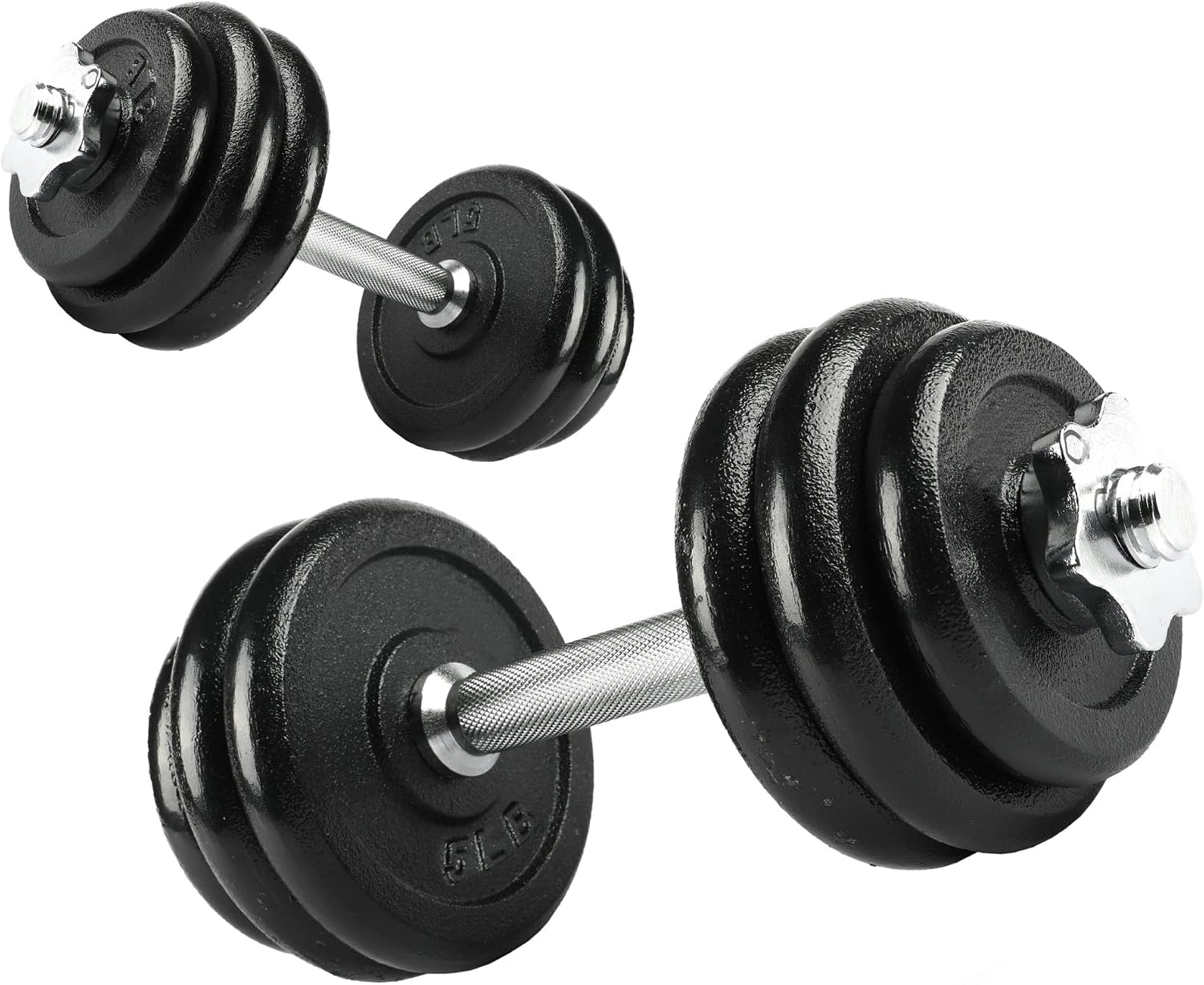 Amazon.com : WhOpro 40lb Adjustable Dumbbell Set : Sports & Outdoors
