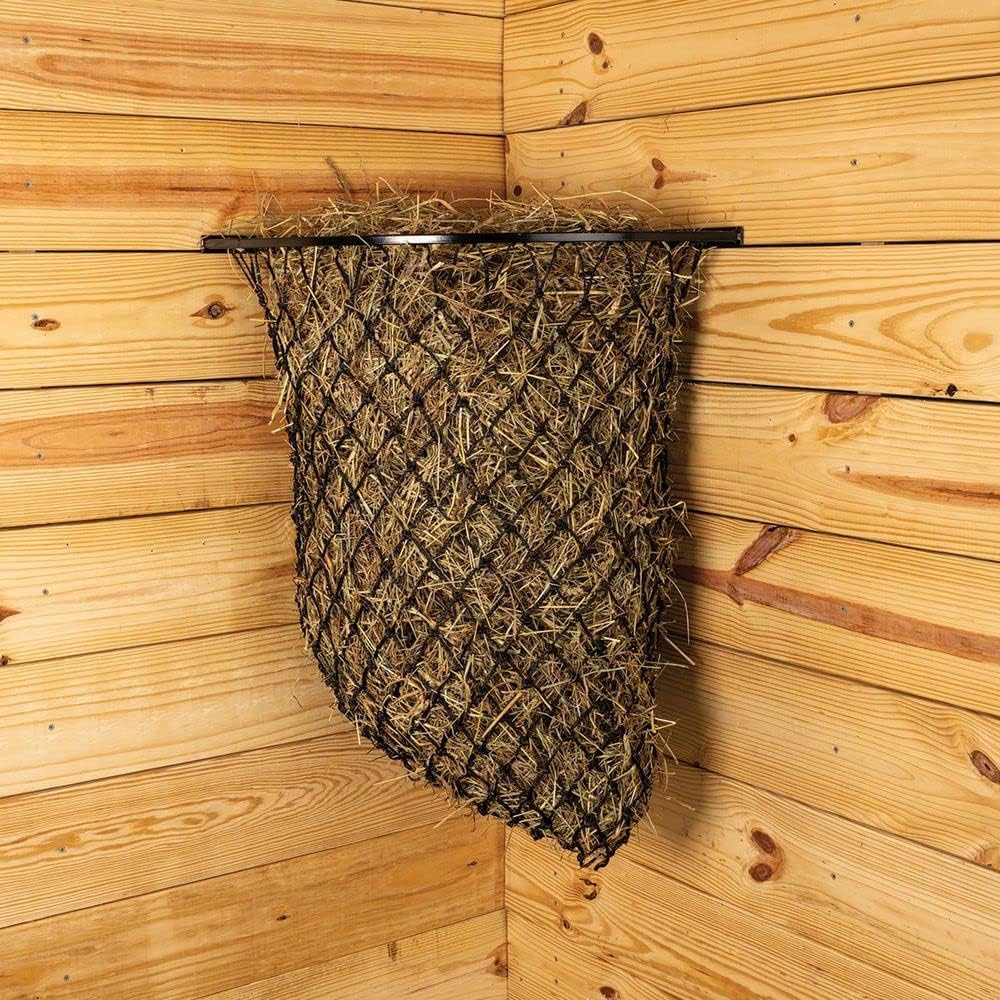 Amazon.com: EASY-UP Corner Hay Feeder Frame with Net | Color Black ...