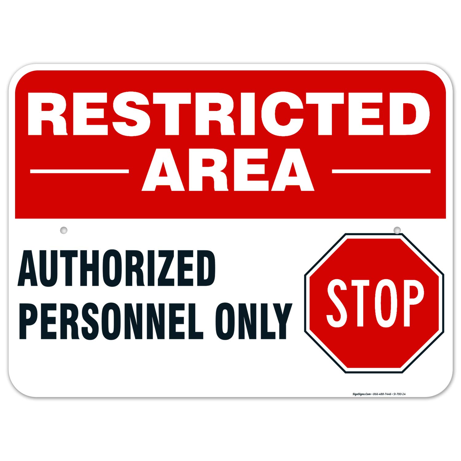 Buy Authorized Personnel Only Sign, Restricted Area Sign, Do Not Enter ...
