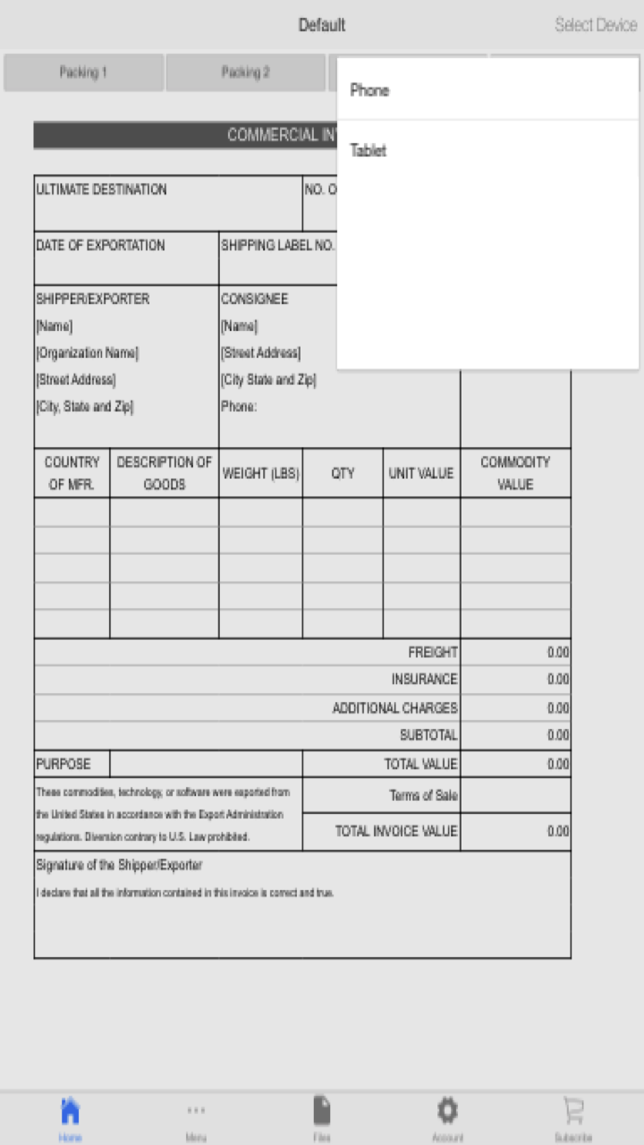 Commercial Invoice Pro - App on Amazon Appstore