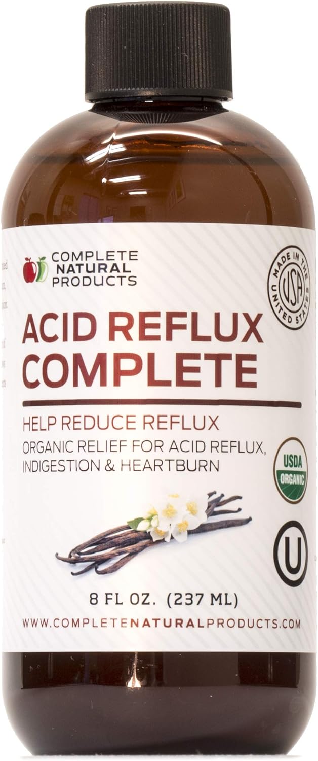 Amazon.com: Acid Reflux Complete 8oz - Natural Organic Liquid Heartburn ...