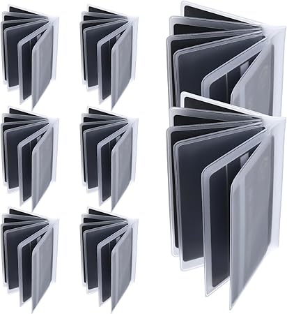 Amazon.com: FNANJWQ 8 Pcs Plastic Credit Wallet Insert Card Holder ...