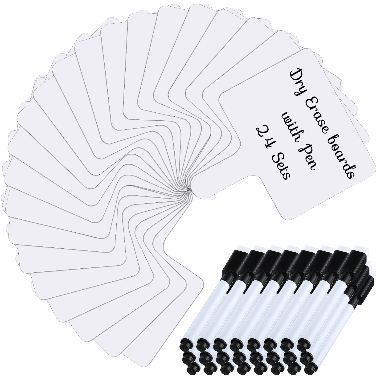 Amazon.com : Sherr 24 Sets Dry Erase Paddles with Markers Phonemic ...