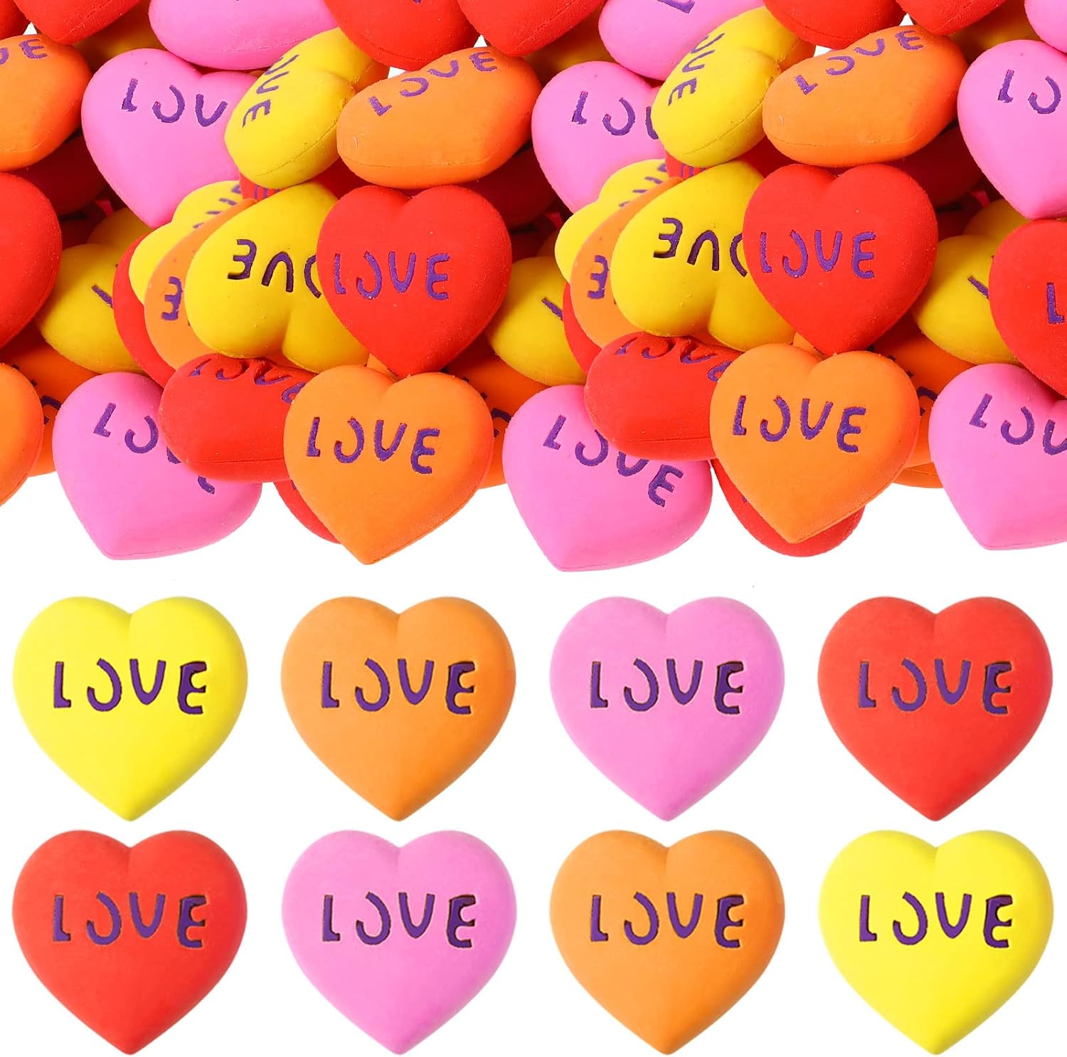 Cute Erasers For Kids Food Erasers For Kids, 4 Pcs/pack 3d Cute Mini ...