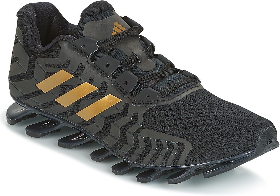 adidas Performance Mens Springblade Schwarz/Gold Laufschuhe 40 : Amazon ...
