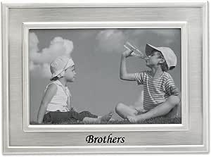 Amazon.com - Lawrence Frames Silver Sentiments Luxury Frame, Brothers ...
