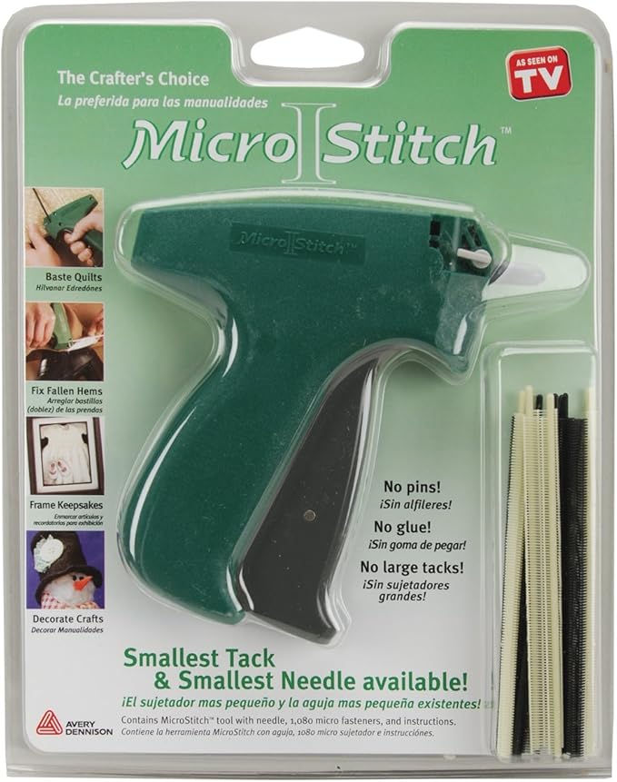 Amazon.com: MicroStitch Tagging Gun Kit – Includes 1 Needle, 540 Black ...
