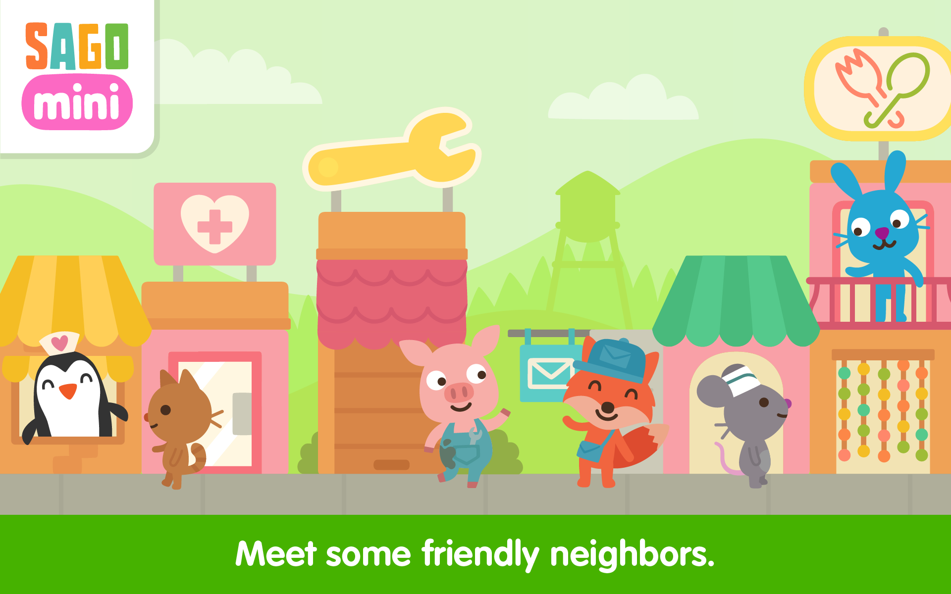 Sago Mini Neighbourhood Blocks - App on Amazon Appstore