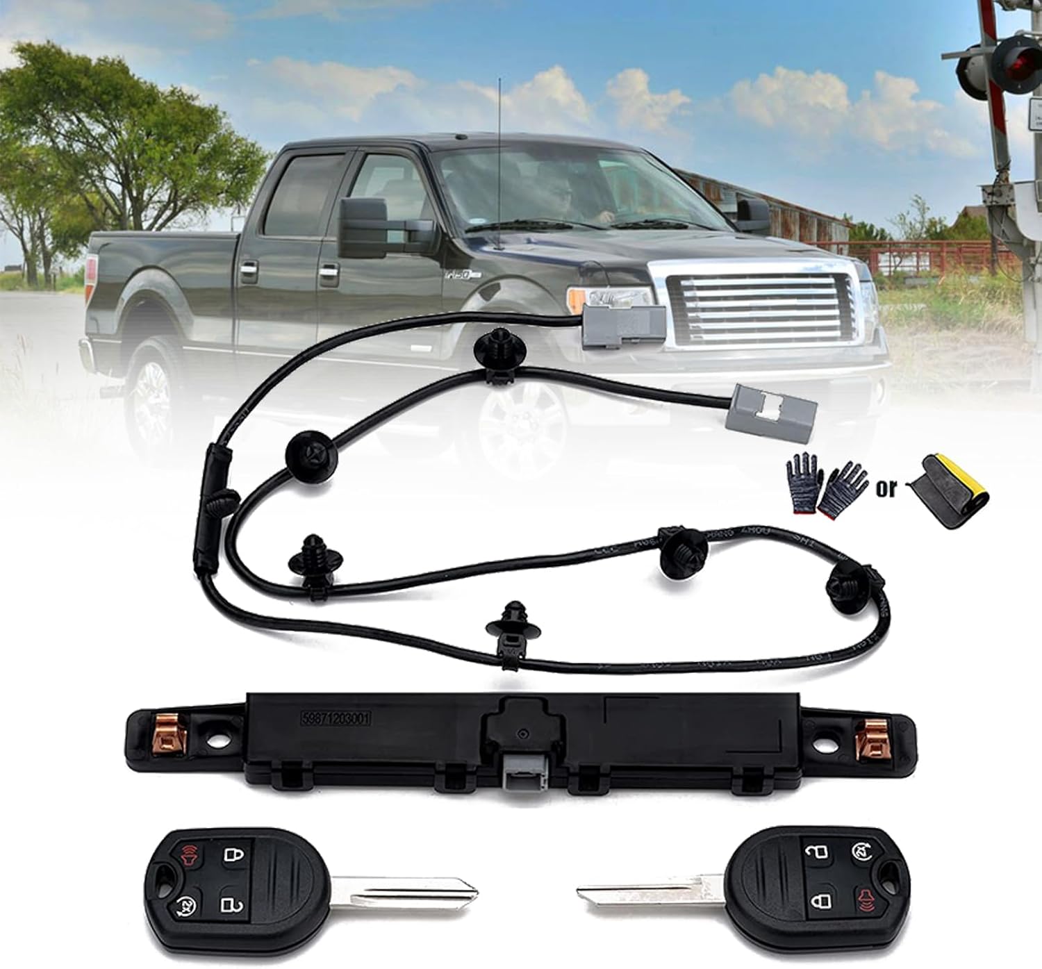 Generic Remote Start Kit BC3Z-19G364-A Compatible with Ford 2011-2014 F ...