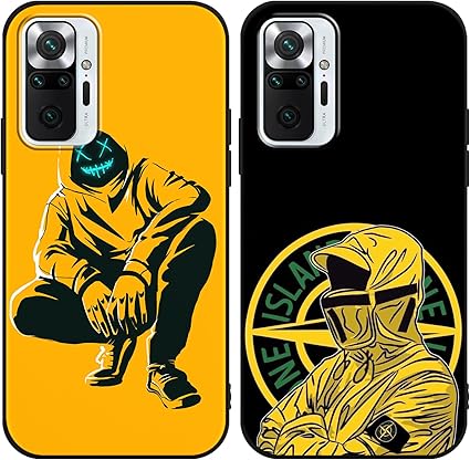 Yomyejisoo 2 Stück Handyhülle für Xiaomi Redmi Note 10 Pro 4G 6,67 ...