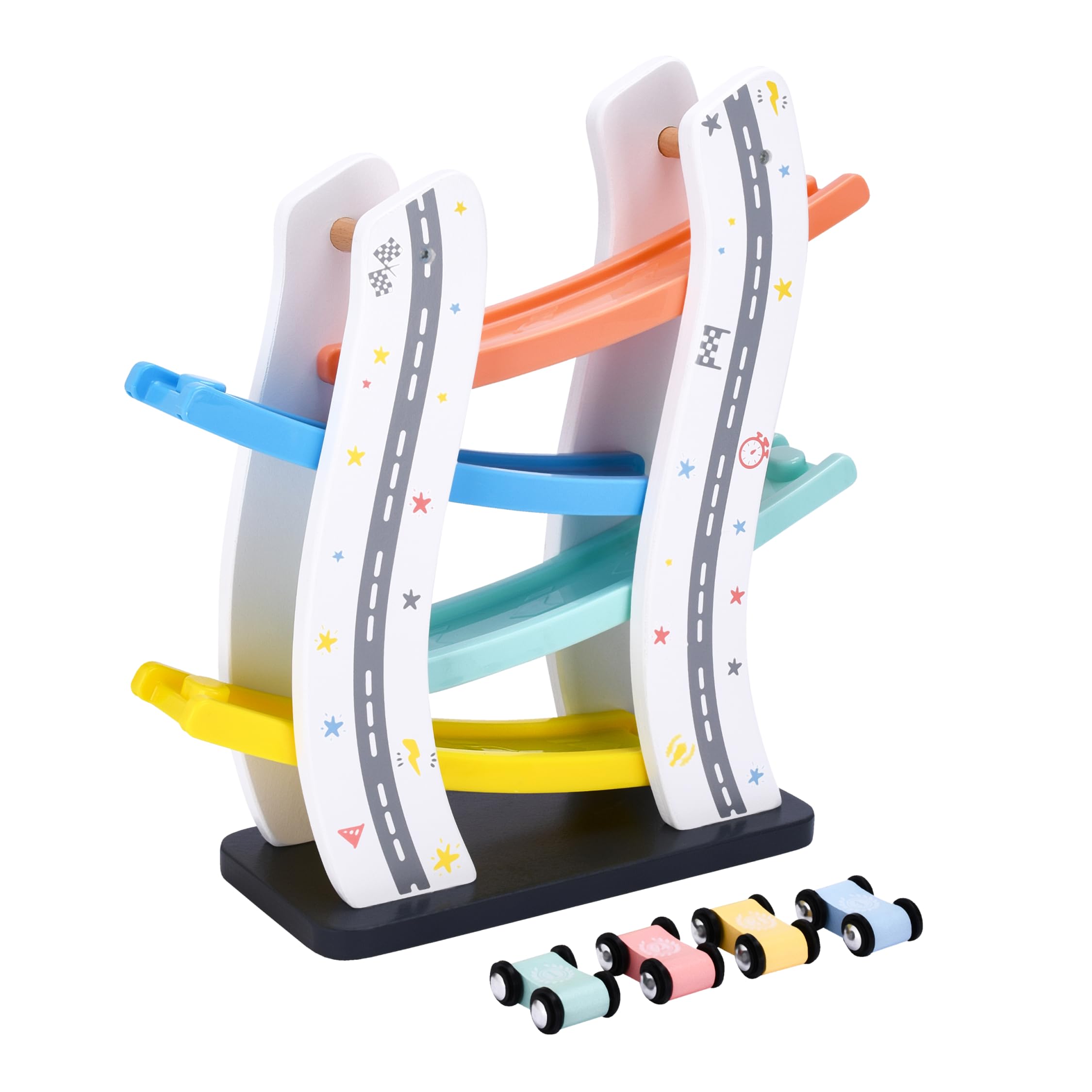 Damzers Car Ramp Toys, 5 Pcs - Develop Cognitive Skills with Pastel ...