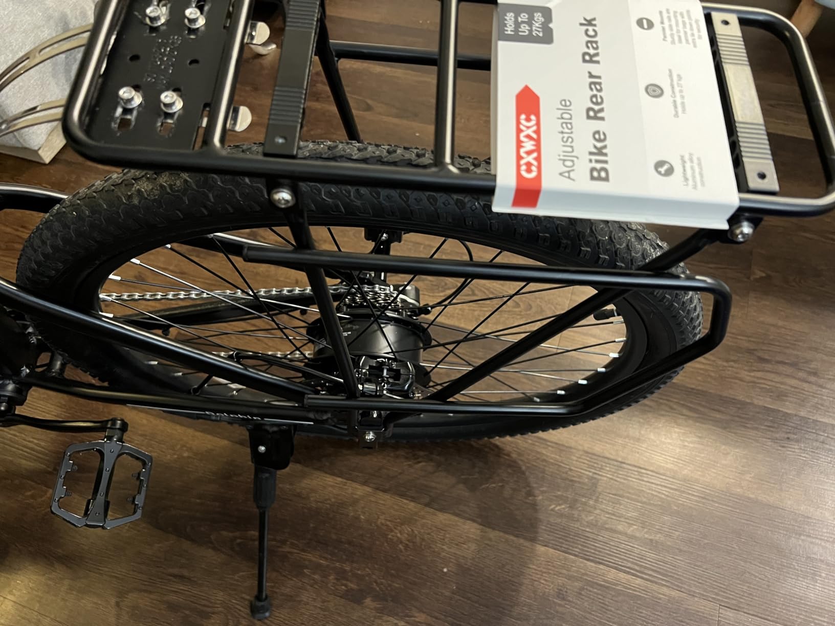 $9/mo - Finance CXWXC Rear Bike Rack with Basket - Bike Cargo Rack for ...