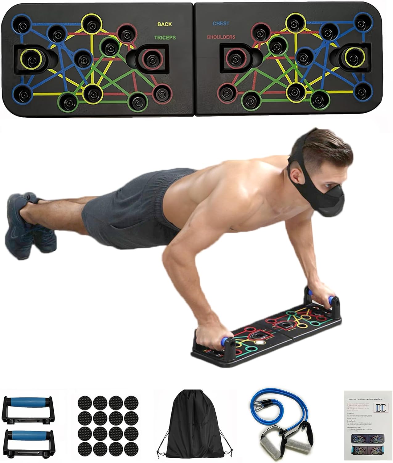 Amazon.com : 23-in-1 Multifunction Detachable Push Up Board with ...