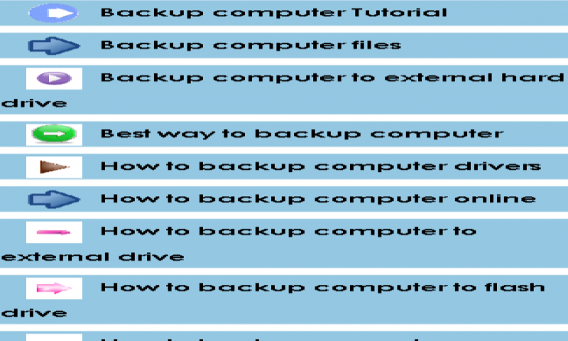 BackUp computer Tips - App on Amazon Appstore