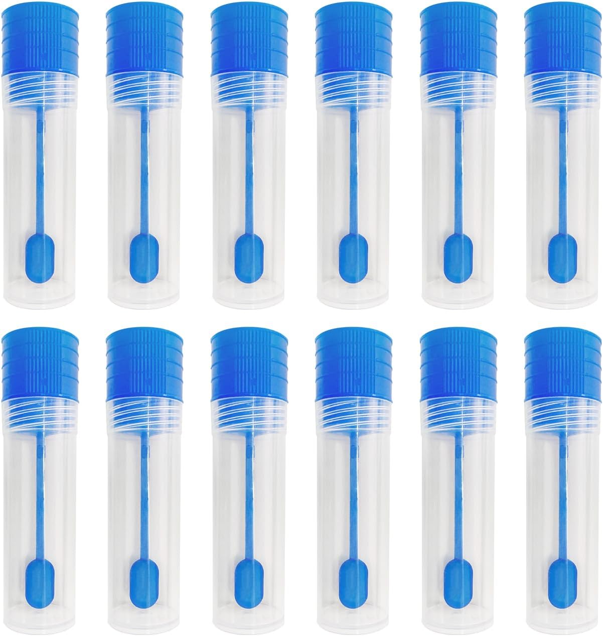 MEMOFYND Pack of 12 Pet Test Sample Tubes, Dog Feces Sample Tubes ...