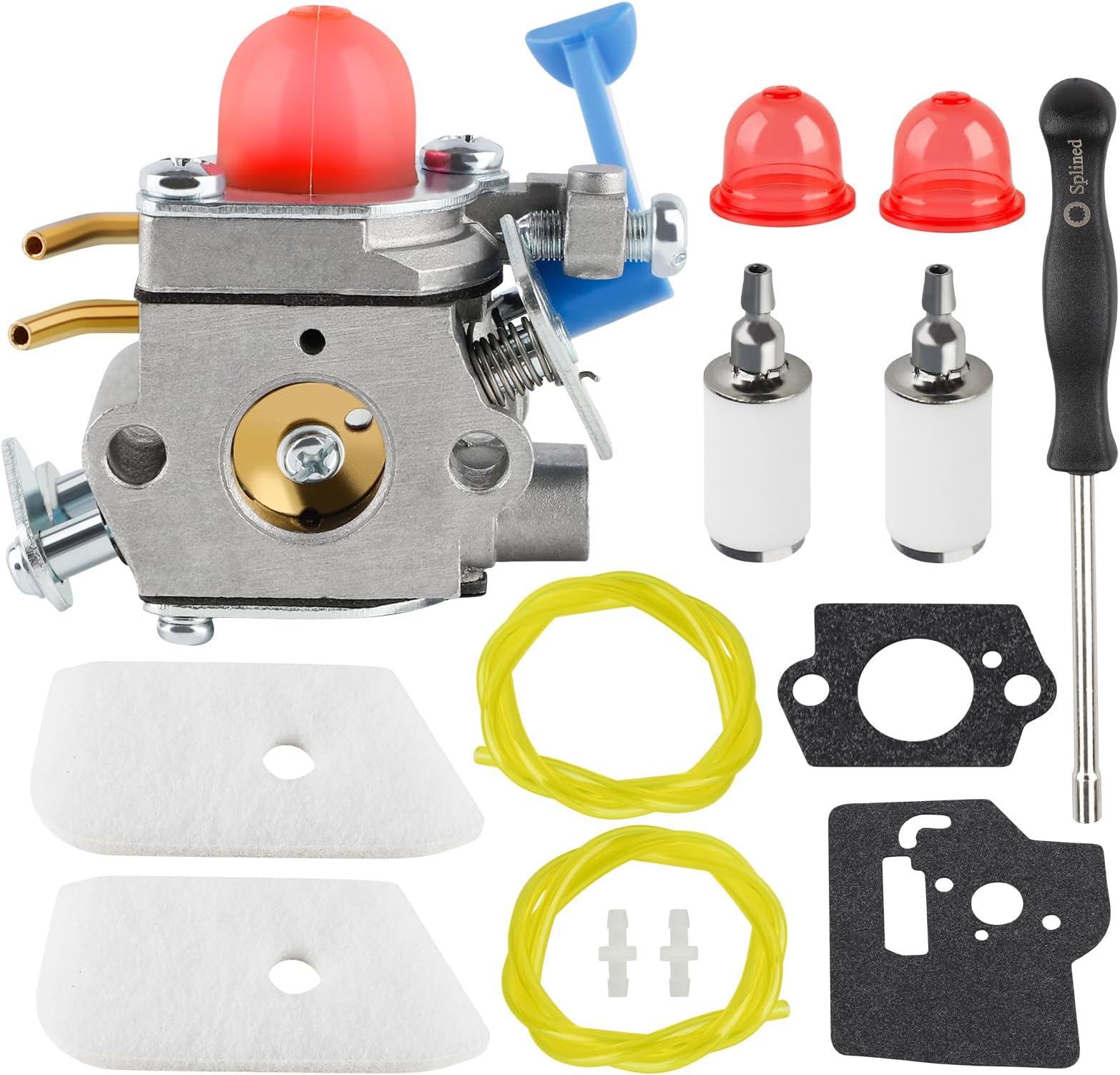 Amazon.com: FitBest 128LD Carburetor Kit for Husqvarna 128C 128L 128LD ...