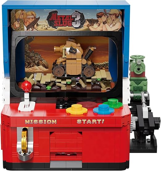 Amazon.com: Retro Arcade Machine Building Set for Adults, Pantasy Icons ...