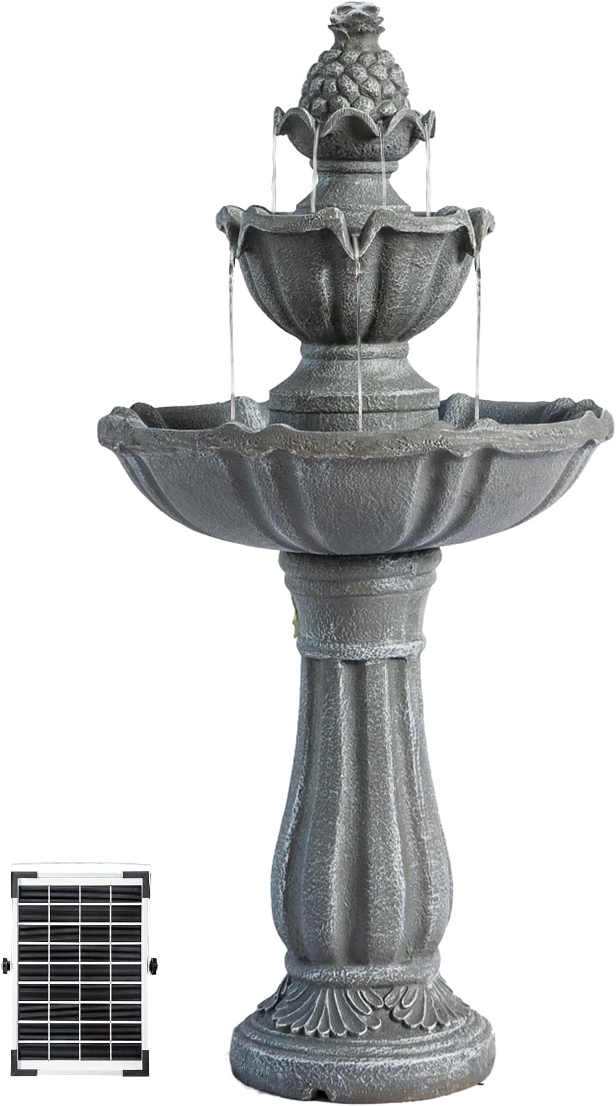 Amazon.com: Grepatio Outdoor Pineapple Italian Water Fountain - 48.4" H ...