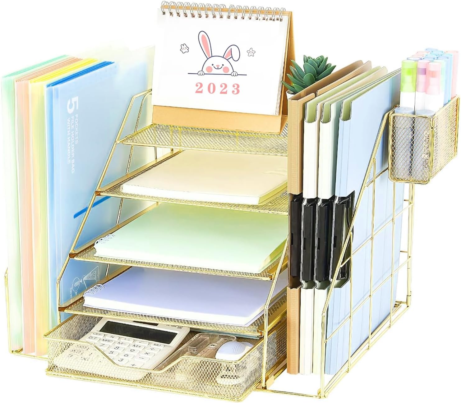 Amazon.com : Youbetia Desk Organizers - File Organizer for Office ...