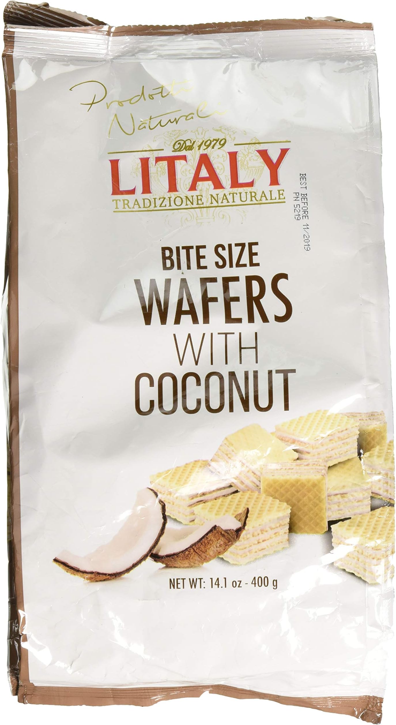 Amazon.com: Litaly Bite Size Wafers with Lemon, 14.1 Ounce : Grocery ...