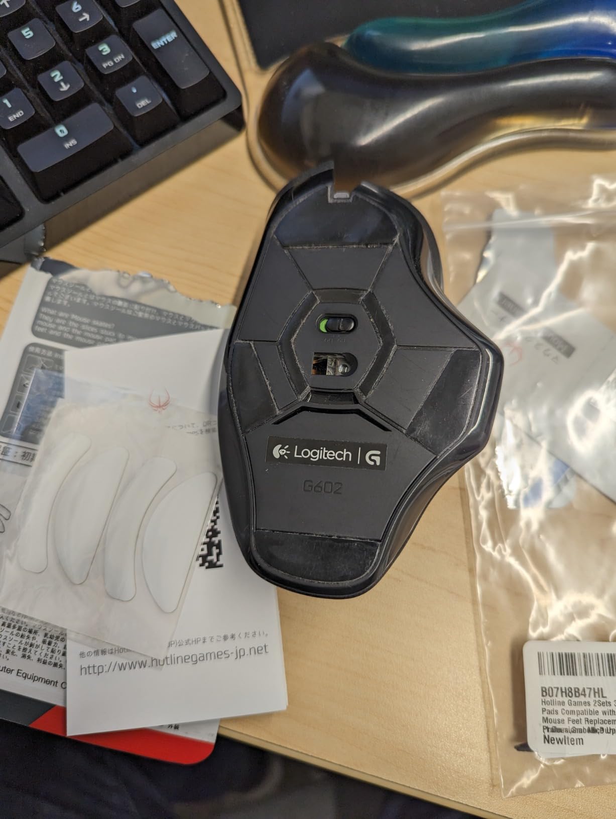 Amazon.com: Hotline Games 2Sets 3.0 Mouse Feet Skates Pads Compatible ...