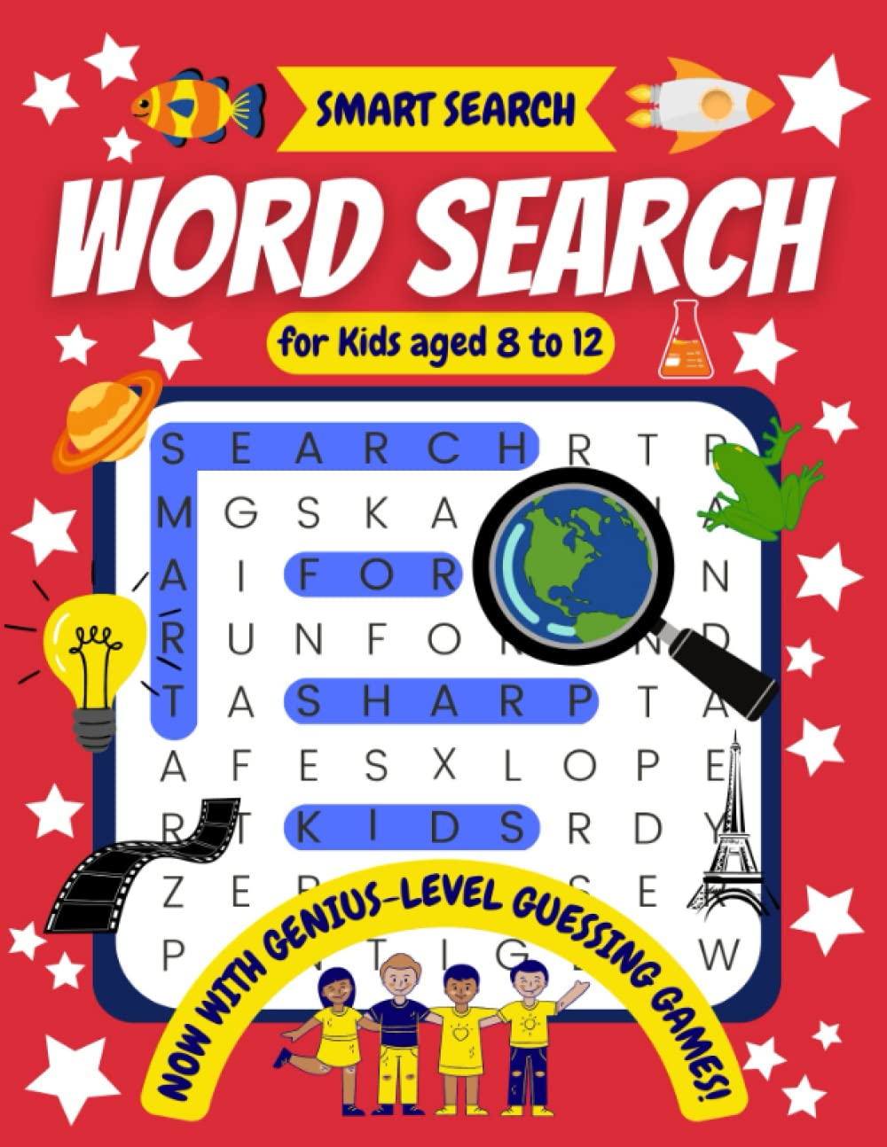 Buy Smart Search Word Search for Kids Aged 8 to 12: Hand-Crafted Word ...