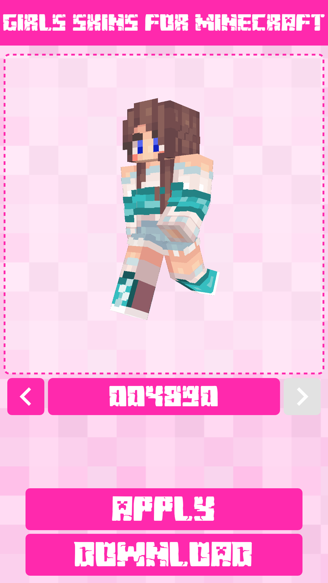 Girls Skins for Minecraft PE - Free Skins Library (4900+) for Minecraft ...