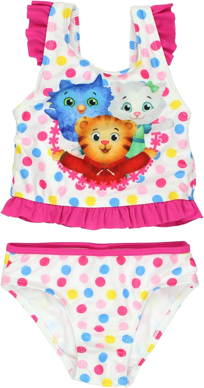 Amazon.com: Daniel the Tiger Toddler Girls' Swimsuit, Multi, 3T ...