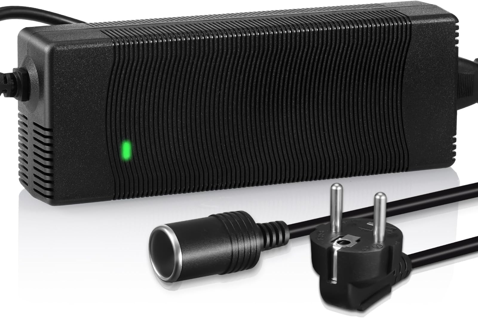 JIZZU 180W 15A KFZ Netzadapter Spannungswandler 230V Auf 12V, Adapter Zigarettenanzünder ...