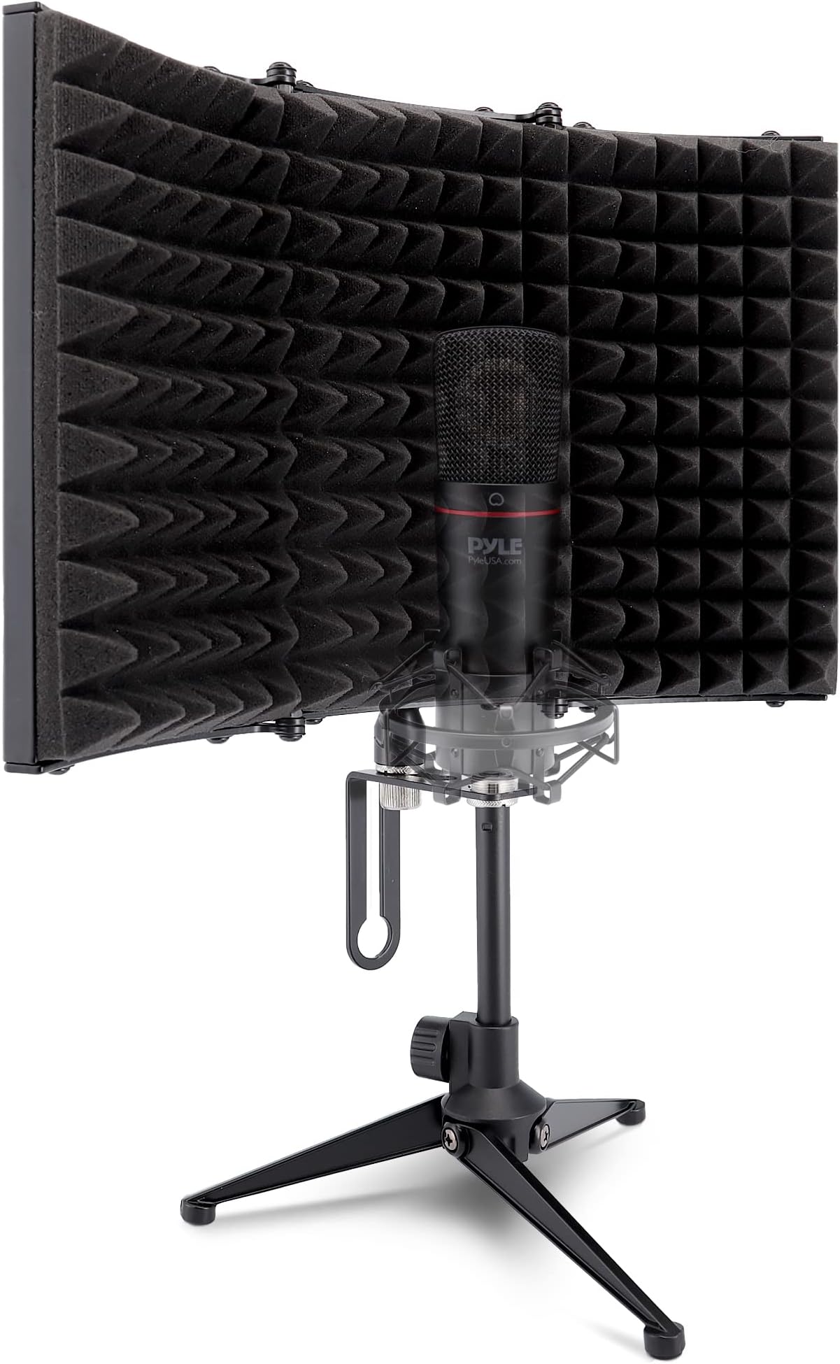 Amazon.com: Pyle Sound Isolation Recording Booth Shield - 2" Thick ...