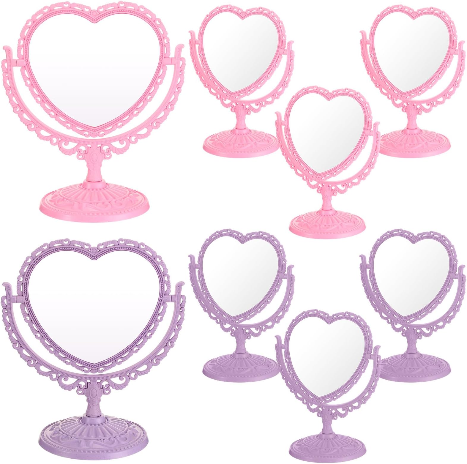 Amazon.com : DoubleFill 6 Pcs Spa Party Mirror Spa Party Supplies ...