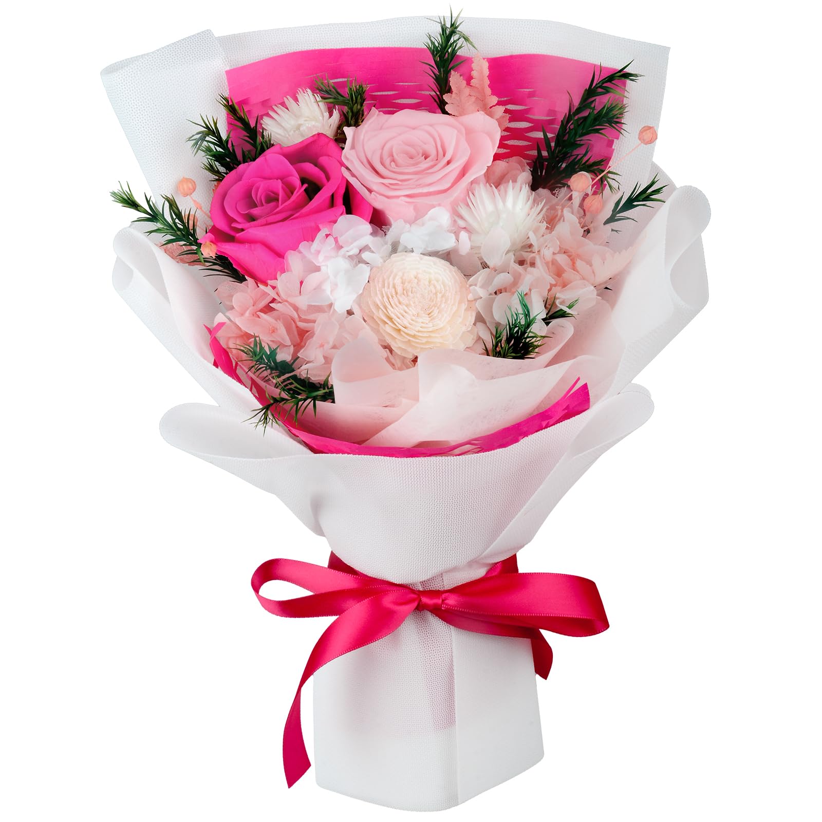 Amazon.com: Preserved Flowers Bouquet, Flowers for Delivery Prime, Gift ...
