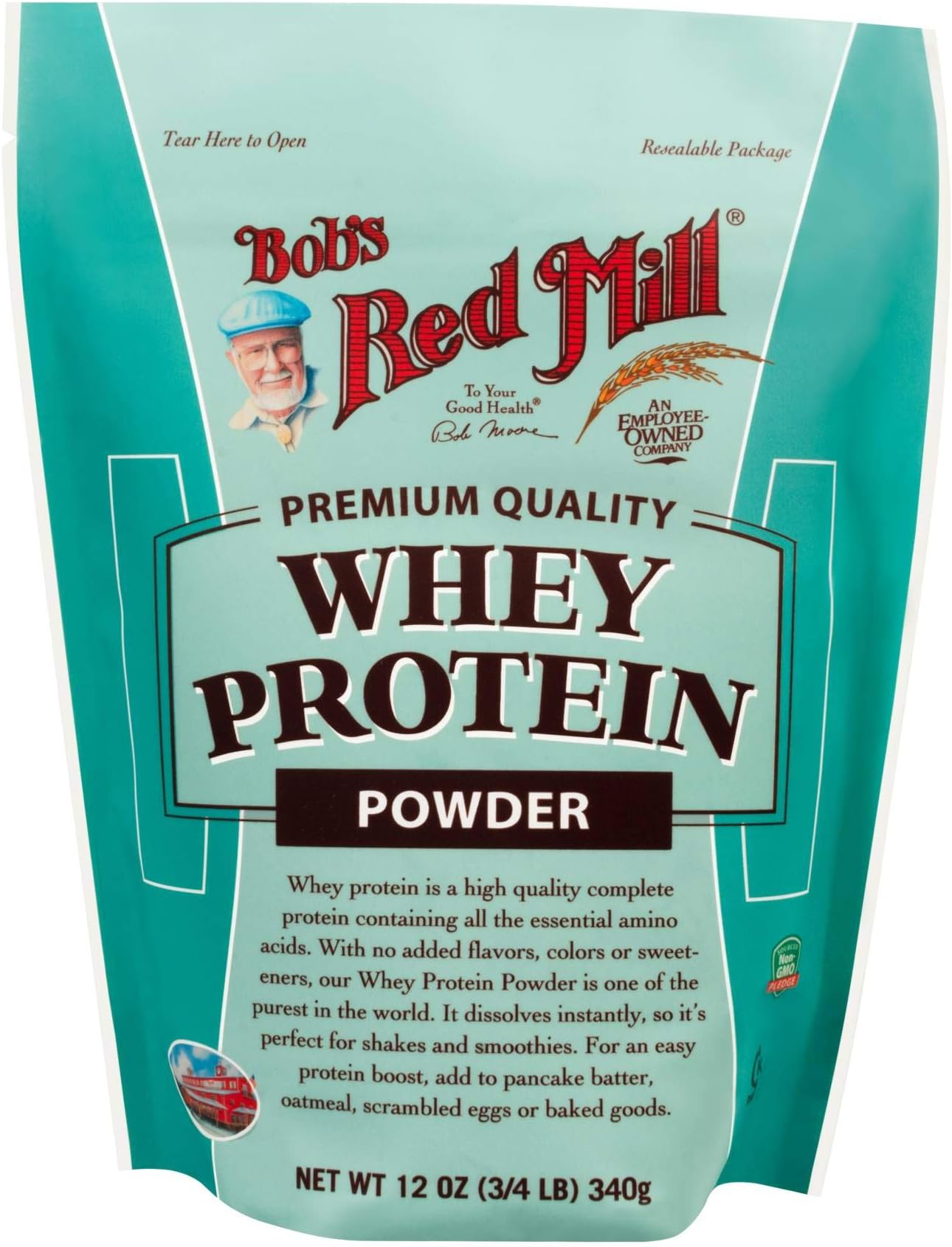 Amazon.com : Bob's Red Mill All Natural Whey Protein Powder, 12 Ounce ...