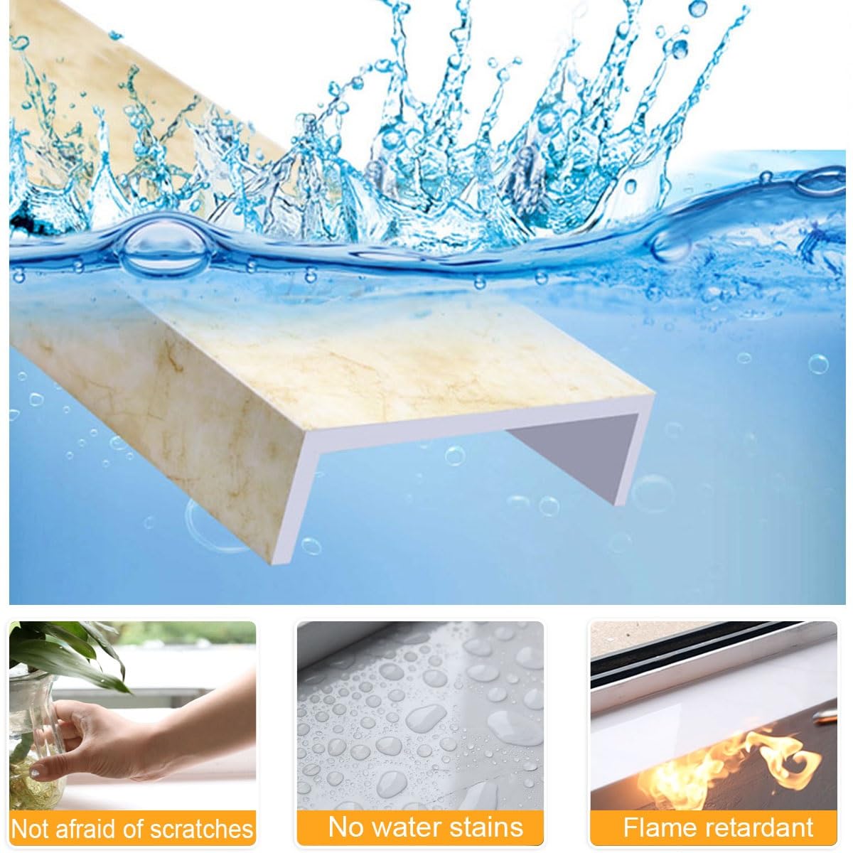 Snapklik.com : Valdoza Water-Proof Window Sill Cover, Windowsill ...