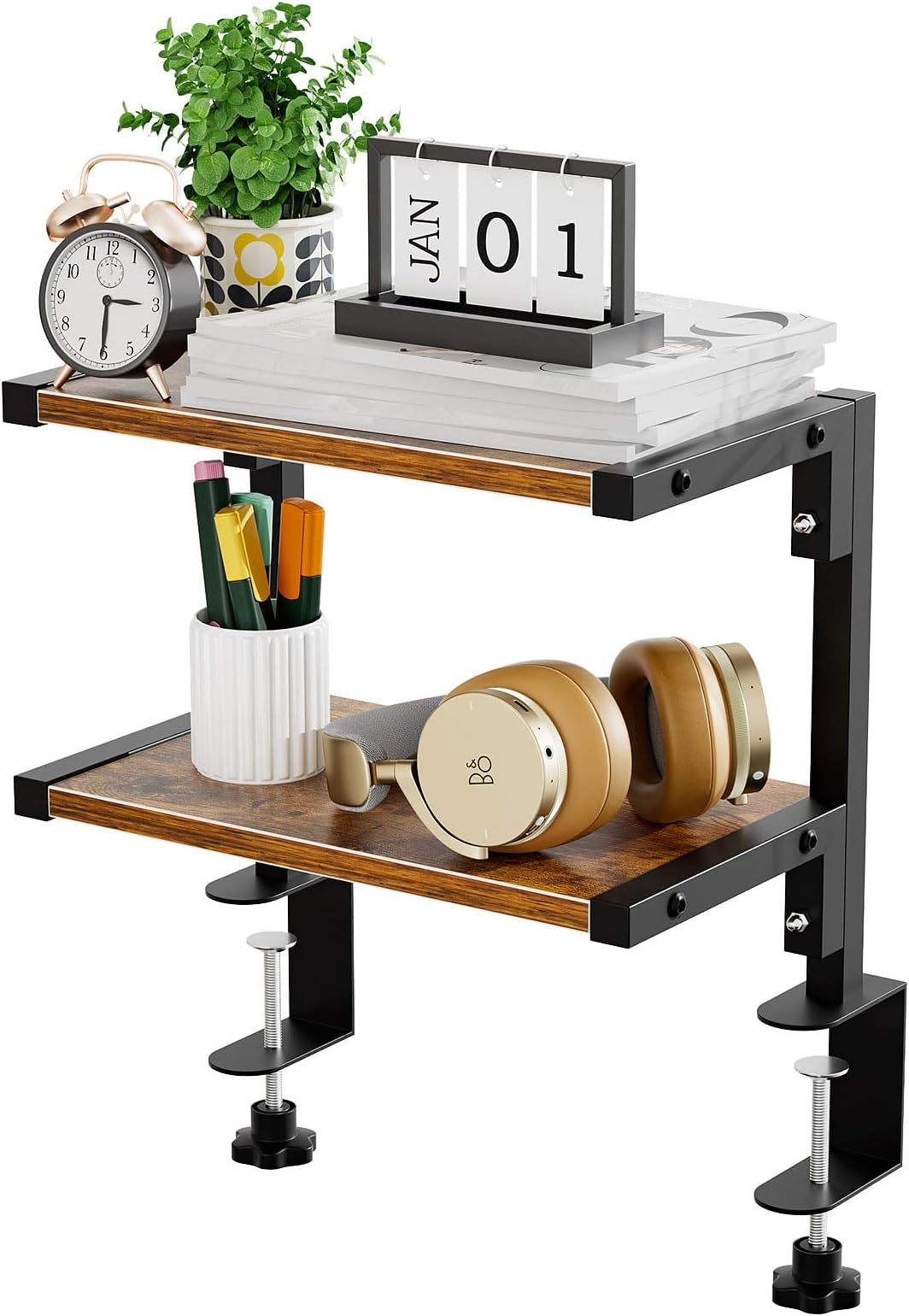 Amazon.com: Wall Control Office Organizer Unit Wall Mounted Office Desk ...