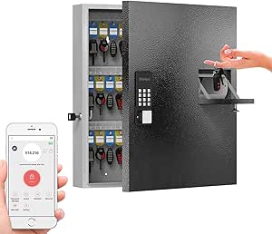 Amazon.com: WeHere 56 Keys Lock Box, Key Cabinet with Key Drop Slot ...