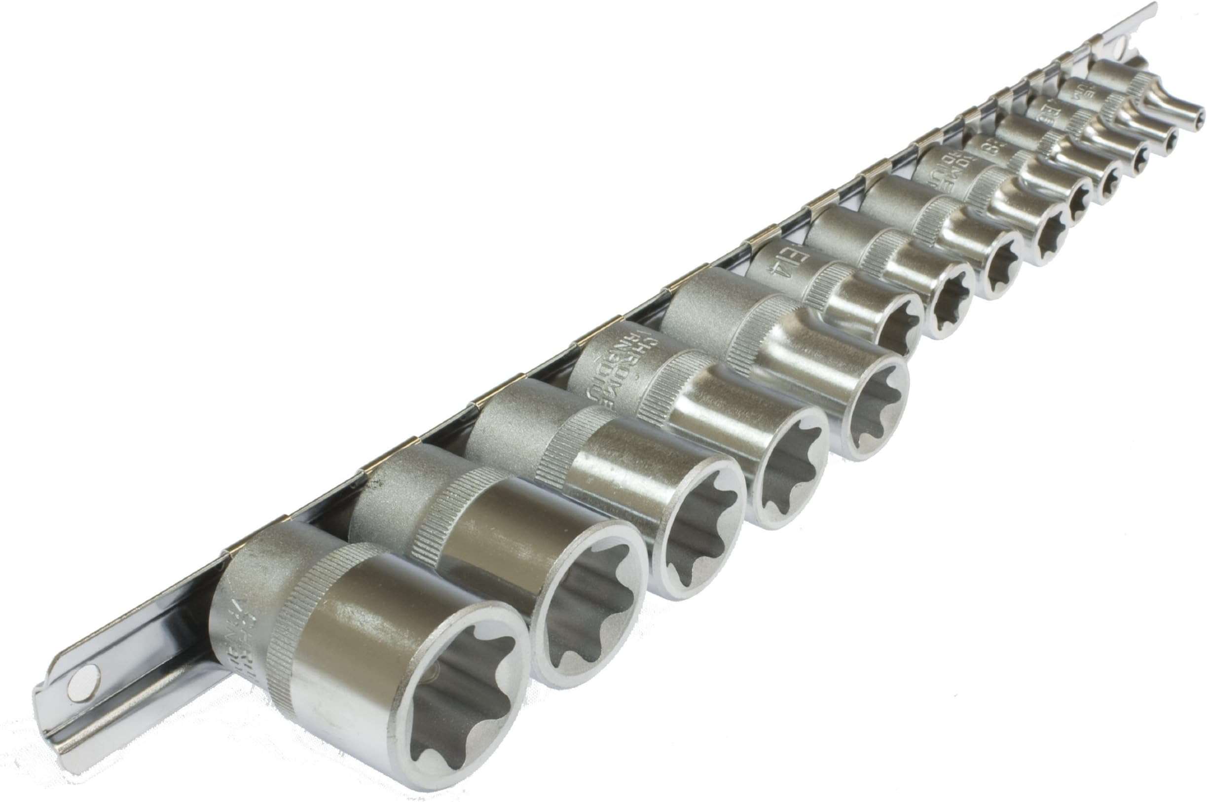Toolzone 14Pc Female Torx Sockets On Rail : Amazon.co.uk: DIY & Tools