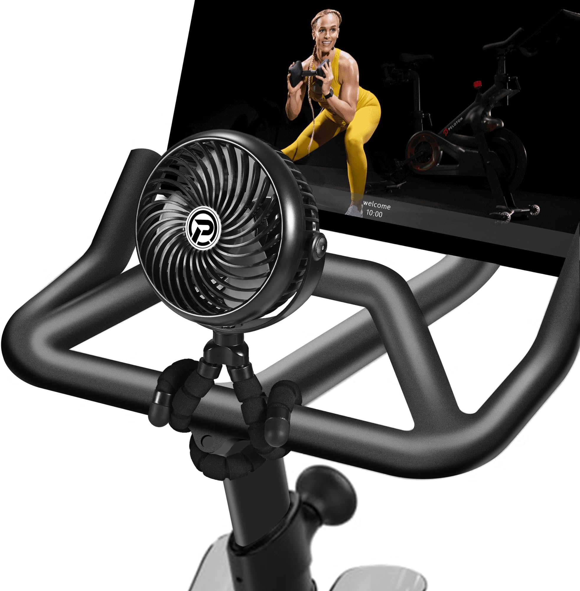 Amazon.com: Dual Fans for Peloton Bike with Phone Tray - All Metal ...