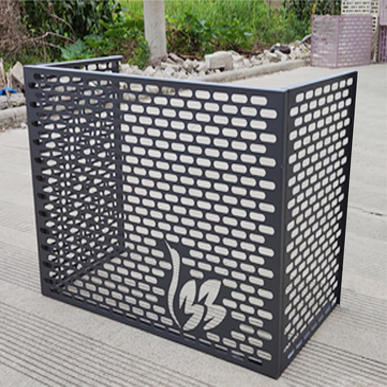 Amazon.com: LJFDXD Air Conditioner Fence for Outdoor Units,Aluminum ...